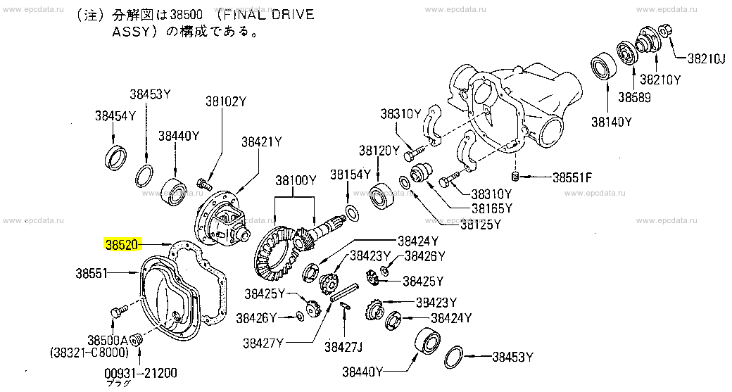 Differential - Gasket C200 Final Drive Cover MQ/MK Patrol – Rare 4x4 ...